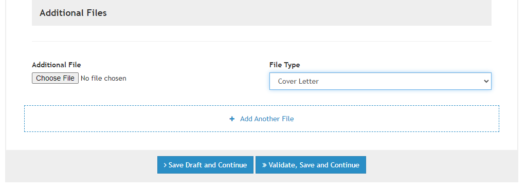 Uploading Additional Files to Application – RecruitFront