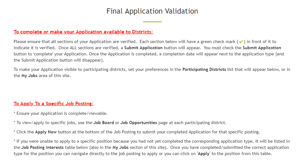 Complete Your Application – RecruitFront