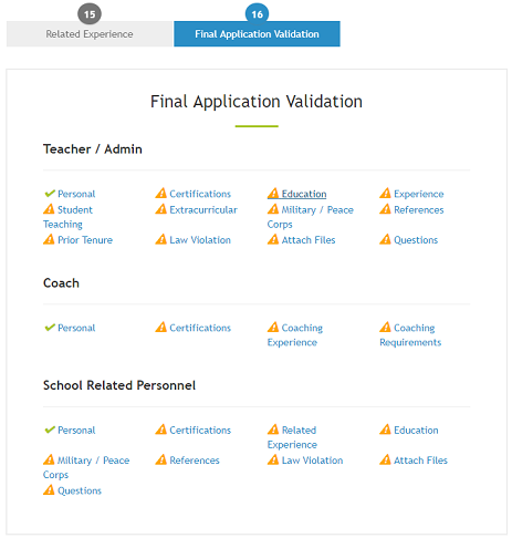 Complete Your Application – RecruitFront